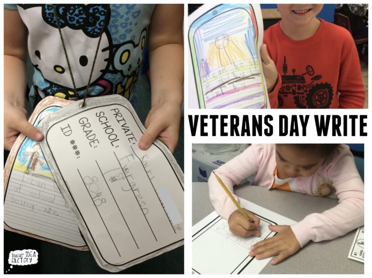 VETERANS DAY IN THE CLASSROOM - Teacher Idea Factory