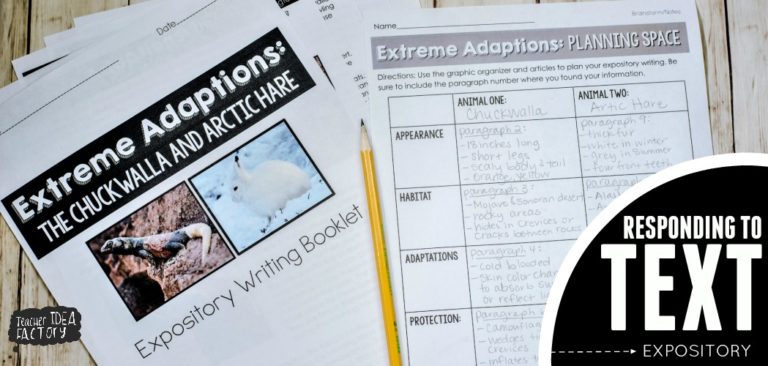 Responding to text writing lesson plans and activities